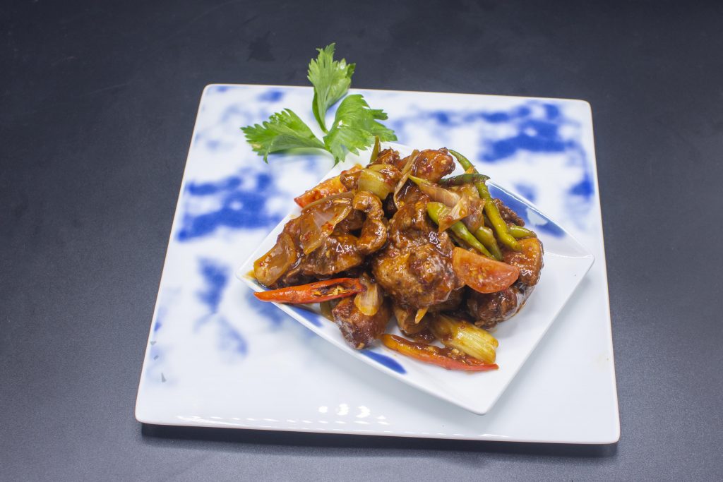 Devilled Pork - Mahaweli Reach Hotel